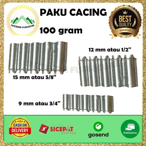 Jual Paku cacing / paku penyambung papan kayu (100gram) - 9mm - Jakarta ...