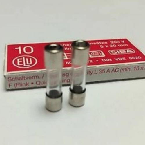 Jual 5x20mm Glass 250mA 0,25A 250V F250MAL250V Fast Acting Siba P/N ...