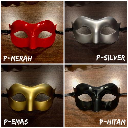 Jual Topeng Polos Pria Masquerade Mask Pesta Klasik Vintage Murah ...