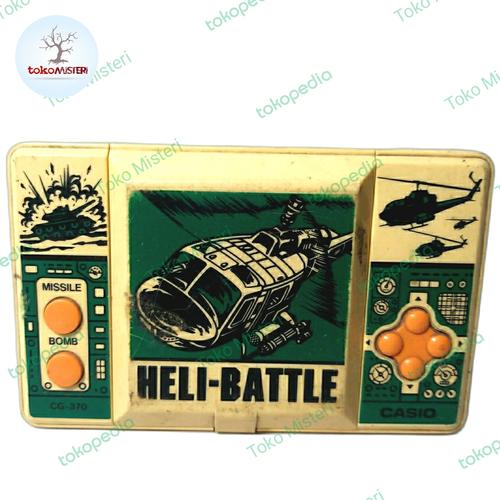 Jual Game Watch Gimbot Gamebot Casio Helicopter Heli Battle Wars 1987 ...