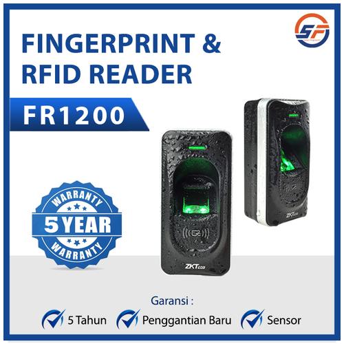 Jual Fingerprint & RFID Reader ZKTeco FR1200 RS485 Interface IP65 Original - Proxy - Jakarta ...