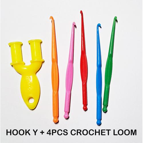 Jual Rainbow Loom Bands Hook Tiang dan Hook Y - glow jeruk - Jakarta ...