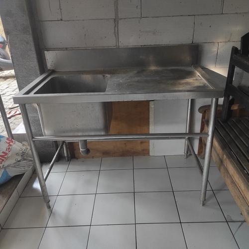 Jual Meja Sink Stainless Cuci Piring Kitchen Spotting Baju Laundry ...