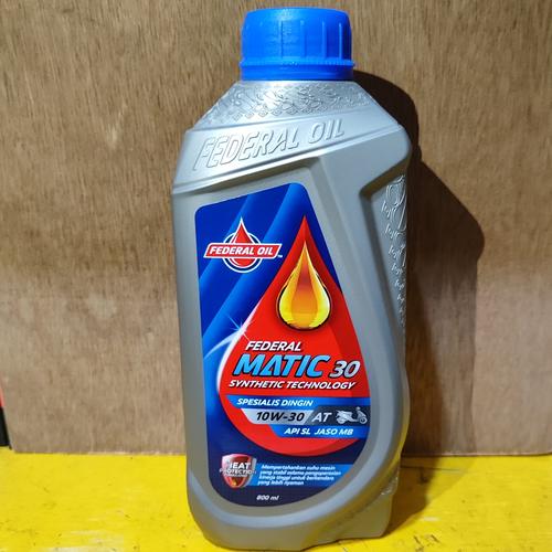 Jual Oli Federal Matic 30 800 ml 10w-30 Spesialis Dingin Original - Kab ...