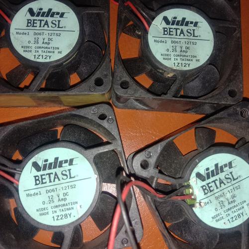 Jual Kipas 12V DC 6x6 cm NIDEC BETA SL / BETA V/ PAPST / AVC 6cm high Speed - NIDEC BETASL ...