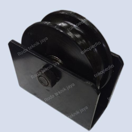 Jual Roda pintu gerbang /roda pagar/roda pagar besi 3 inchi ( rel behel ...