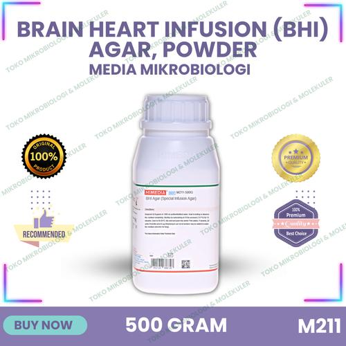 Jual Brain Heart Infusion (BHI) Agar, powder, Media Mikrobiologi, 500 ...