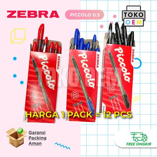 Jual ZEBRA PICCOLO PULPEN PENA SEMI GEL BALLPOINT SUPER SMOOTH HARGA ...