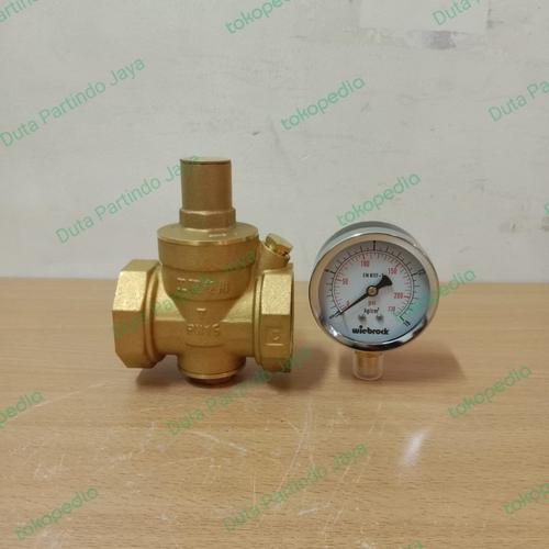 Jual Pressure Reducing Valve PRV Kuningan Brass 3/4" inch DN 20 ...