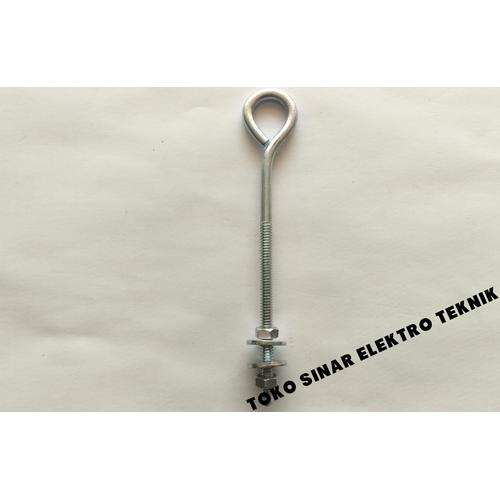 Jual Gantungan Gantung Kait Cantolan Roofing Hook Bolt Baut Mur Ring 6 ...