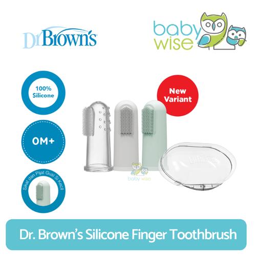 Jual Dr. Brown's Silicone Finger Toothbrush - Clear - HG010 - Kota ...