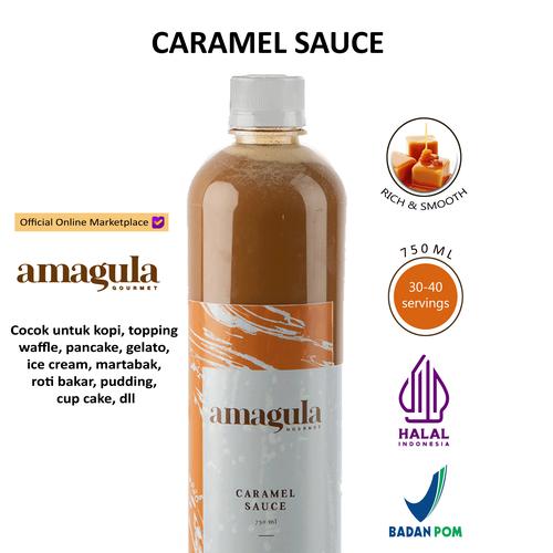 Jual 750ML Amagula Caramel sauce / 100% Halal / syrup / HORECA - 750ml ...