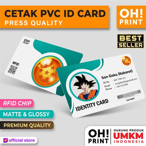 Jual Cetak ID Card Kartu Member PVC Card Custom ID Card Satuan - 2 SISI, Glossy - Kota Tangerang ...