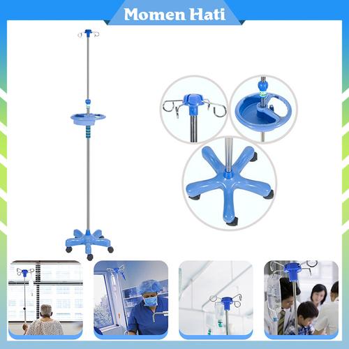 Jual Tiang Infus Roda Portable Stainless Dapat Disesuaikan ...