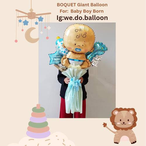 Jual Buket Balon Baby-Buket Balon Baby Custom -Buket Balon Giant Baby ...