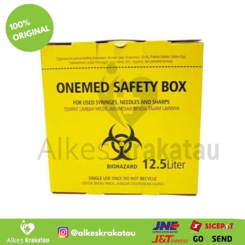 Jual Safety Box Onemed 12,5L / Tempat Sampah Medis / Medical Waste 12,5 ...