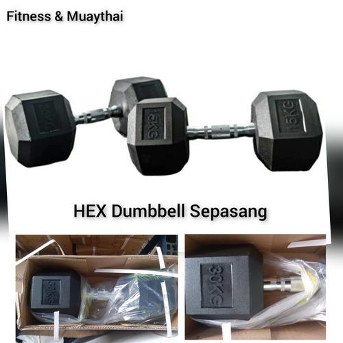 Jual Dumbbell Hexagonal 25kg Sepasang, Hex Dumbell 25kg Sepasang - Jakarta Barat - FITNESS ...