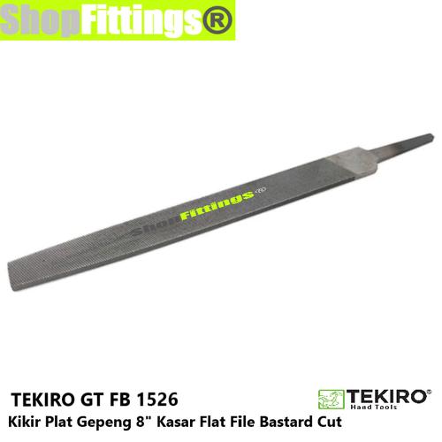 Jual Kikir Plat Gepeng 8 Inch Kasar Halus Flat File Smooth Bastard Cut ...