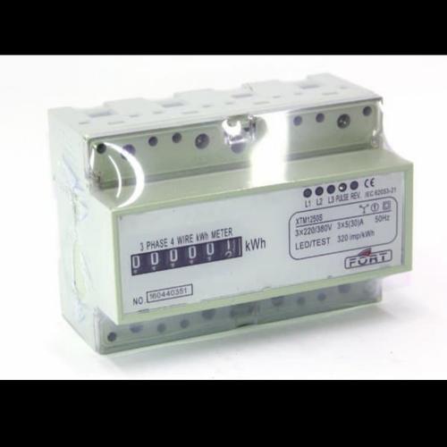 Jual KWH Meter 3 Phase Merk Fort XTM1250SCT Analog via CT - Jakarta ...