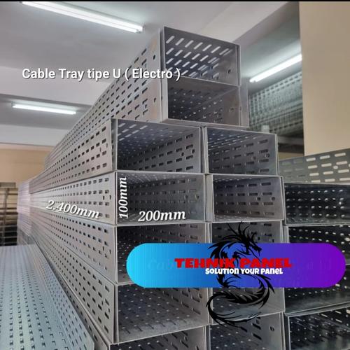 Jual Kabel Tray 200x100x2400mm tipe C dan Tipe U Electro/Hotdip ...