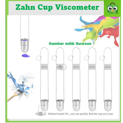Jual Zahn Cup Viscosity Viscometer Alat Ukur Kekentalan 1# 2# 3# 4# 5 ...