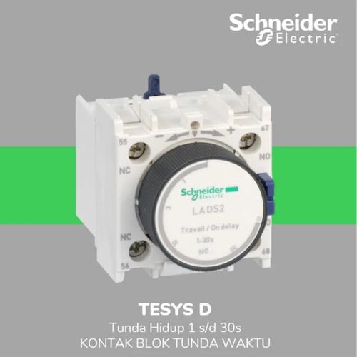 Jual TIMER ON DELAY LADS2 SCHNEIDER / AUXILIARY CONTACT BLOCK 1NO 1 NC ...