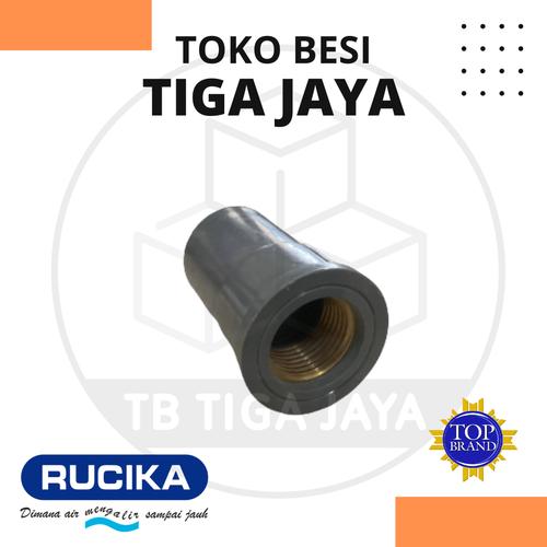 Jual Rucika faucet socket metal 1/2" AW soket drat dalam kuningan SDD ...