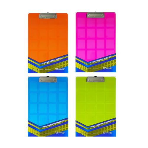 Jual Clipboard F4 Transparent Square Butterfly - Merah Muda - Jakarta ...