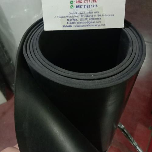 Jual karet rubber nbr hitam polos lembaran sheet tebal 3mm - 120cm x 50cm - Jakarta Barat - pvc ...