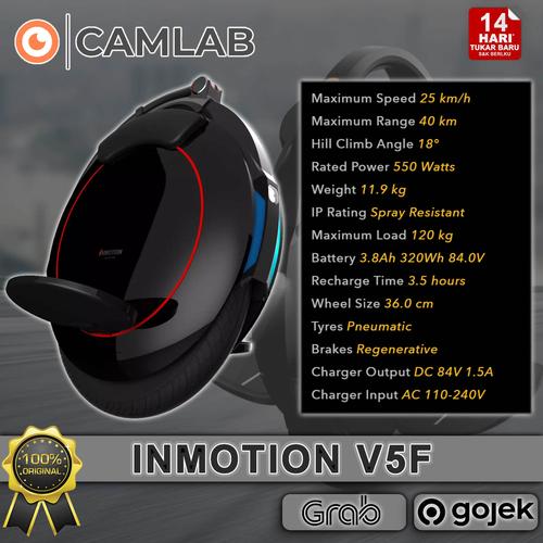 Jual InMotion V5F Portable Electric Unicycle Sepeda Listrik Roda Satu ...