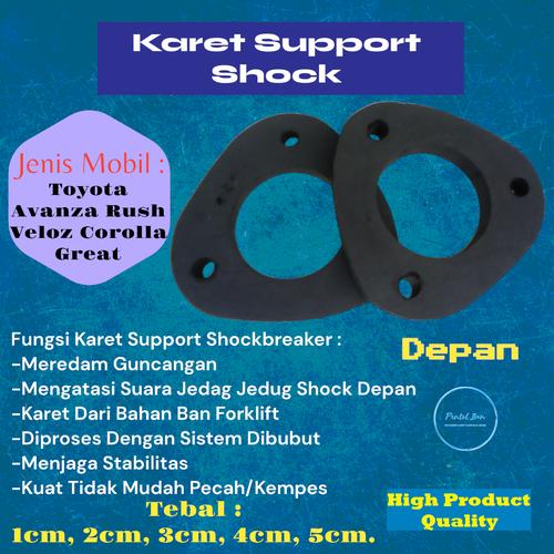 Jual Karet Lift Spacer Karet Support Shock Depan Toyota Avanza Rush ...