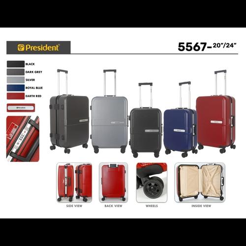 Jual Koper president Cabin 20 Inch (5567) - Silver, Packing Kardus ...