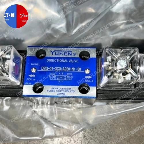Jual Solenoid Valve DSG-01-3C3-A220-N1-50 Yuken/solenoid Yuken double coil - Jakarta Barat ...