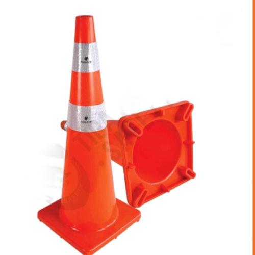 Jual Traffic Cone Karet PVC Rubber 90 cm / Kerucut Lalu Lintas Gosave ...
