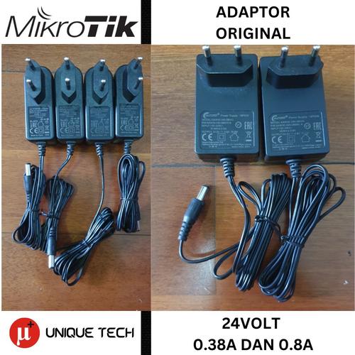Jual POWER ADAPTOR MIKROTIK 24V 0.38A 0.8A 1A 1.2A 2.5A ORIGINAL DC 5 ...