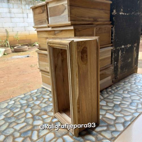 Jual Roster Angin Angin Rumah 40x10 cm Minimalis Kayu Jati Lis Double ...