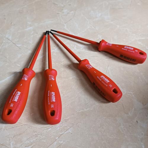 Jual obeng min listrik 1000 Volt 0,5 x 3.0 x 100 Unior obeng minus ...