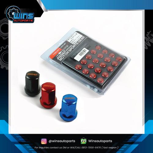Jual Baut Roda Racing Rays lugnut Rays 1.25mm/1.5 Biru-Merah-Hitam ...