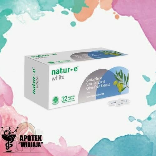 Jual nature natur E white vitamin E glutathione 32 kapsul 32's capsul ...
