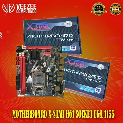 Promo Motherboard X-STAR H61 LGA 1155 DDR3 Mainboard Mobo H61 LGA1155 ...