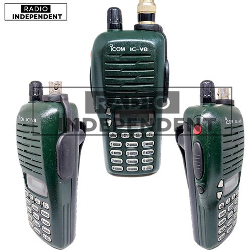 Jual HT ICOM IC-V8 bekas FREKUENSI VHF 136-174 Mhz LENGKAP original v8 ...