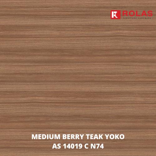Jual HPL AICA MEDIUM BERRY TEAK YOKO AS 14019 C N74 / HPL MOTIF KAYU ...