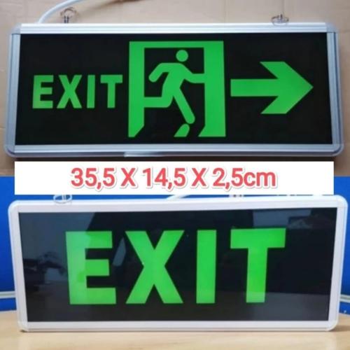 Jual Lampu EXIT Led 2sisi Lampu Darurat Exit Led 2sisi Lampu Emergency ...
