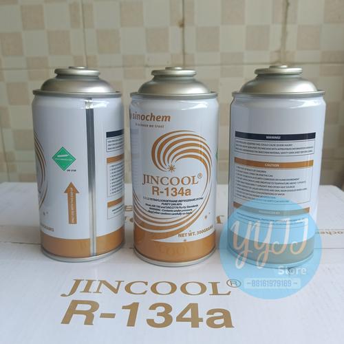 Jual Jincool Sinochem - Freon R134A Kaleng 300gram Freon Jincool 134A ...