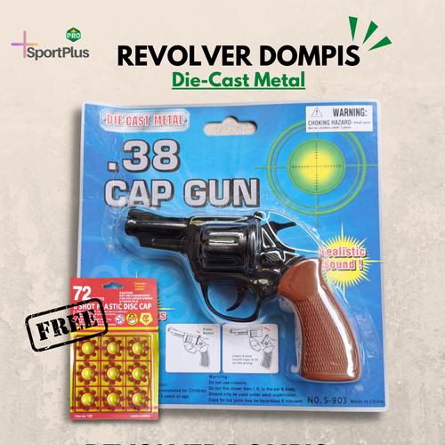 Jual Dompis Doblis Mainan Cap Gun Jadul Full Metal Besi Bonus Peluru ...