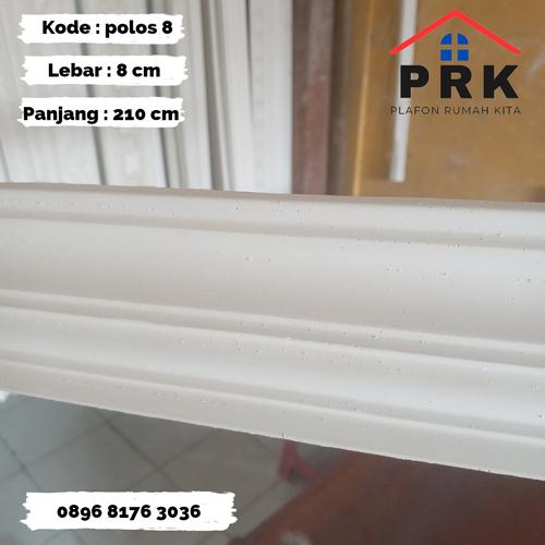 Jual Lis List Gypsum Gipsum Motif (MINIMALIS) Polos lebar 8cm Plafon ...