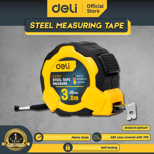 Promo Deli Meteran Tukang Karet Rol / Steel Measuring Tape 3 - 10 M ...