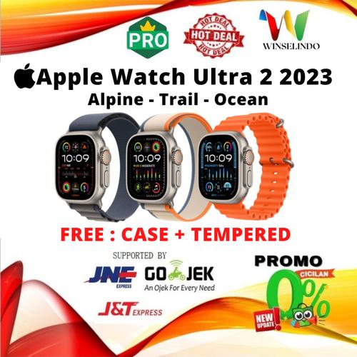 Jual Apple Watch Ultra 2 2023 49mm Titanium Alpine Trail Loop Ocean ...