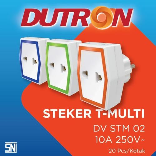 Jual Steker T Multi Dutron / Colokan listrik Dutron Warna - Kota ...