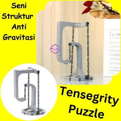 Promo 3D Puzzle Unik Tensegrity Mainan Anak Menyusun Struktur Anti ...